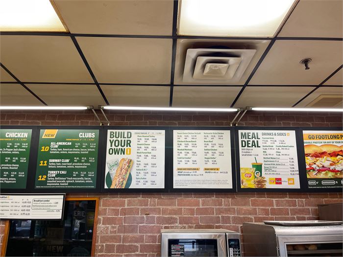 2ndsupply.com - (1) One Illuminated Menu Board 48" X 25"
